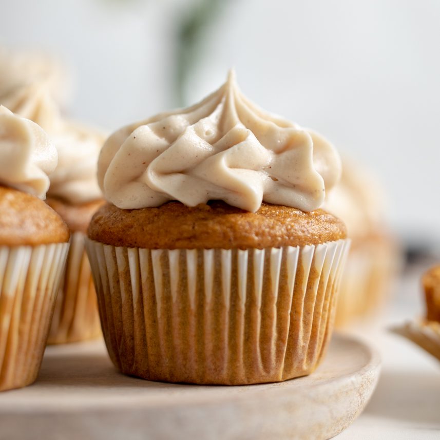 Easy Pumpkin Spice Cupcakes › Bread Baking Babe