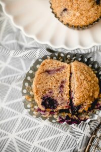 Blueberry Walnut Muffins › Bread Baking Babe