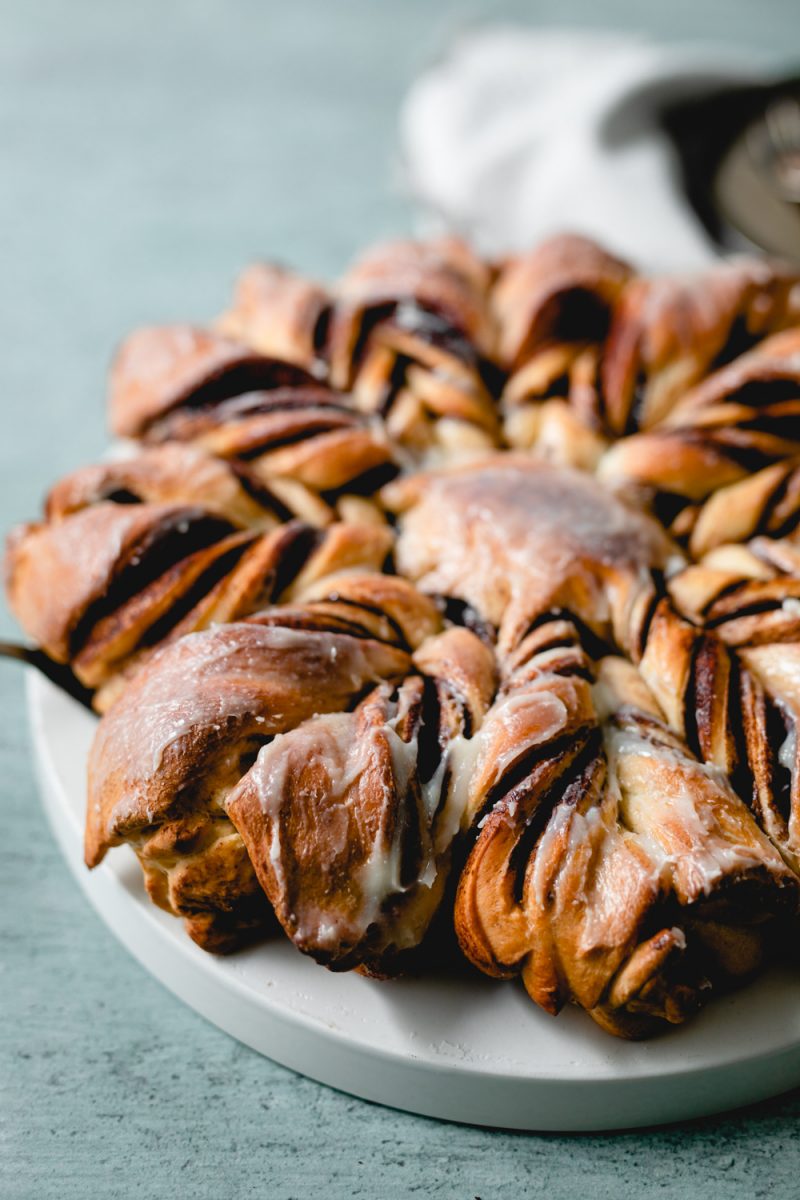Spiced Chocolate Star Bread › Bread Baking Babe
