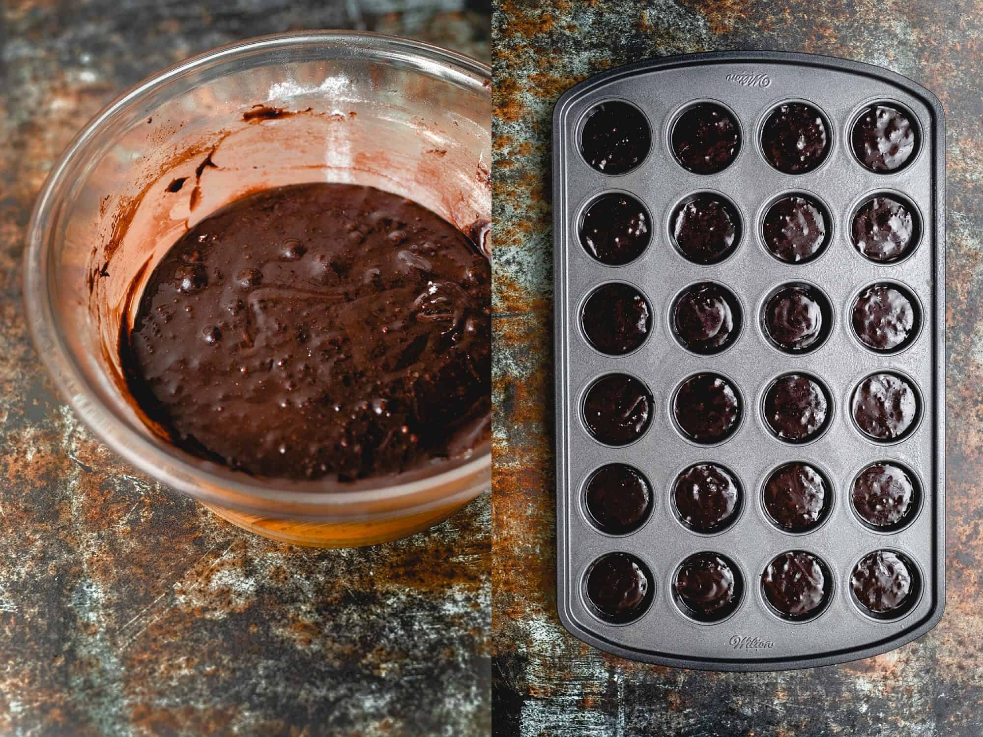 Brownie Bites with Cookie Dough Frosting › Bread Baking Babe