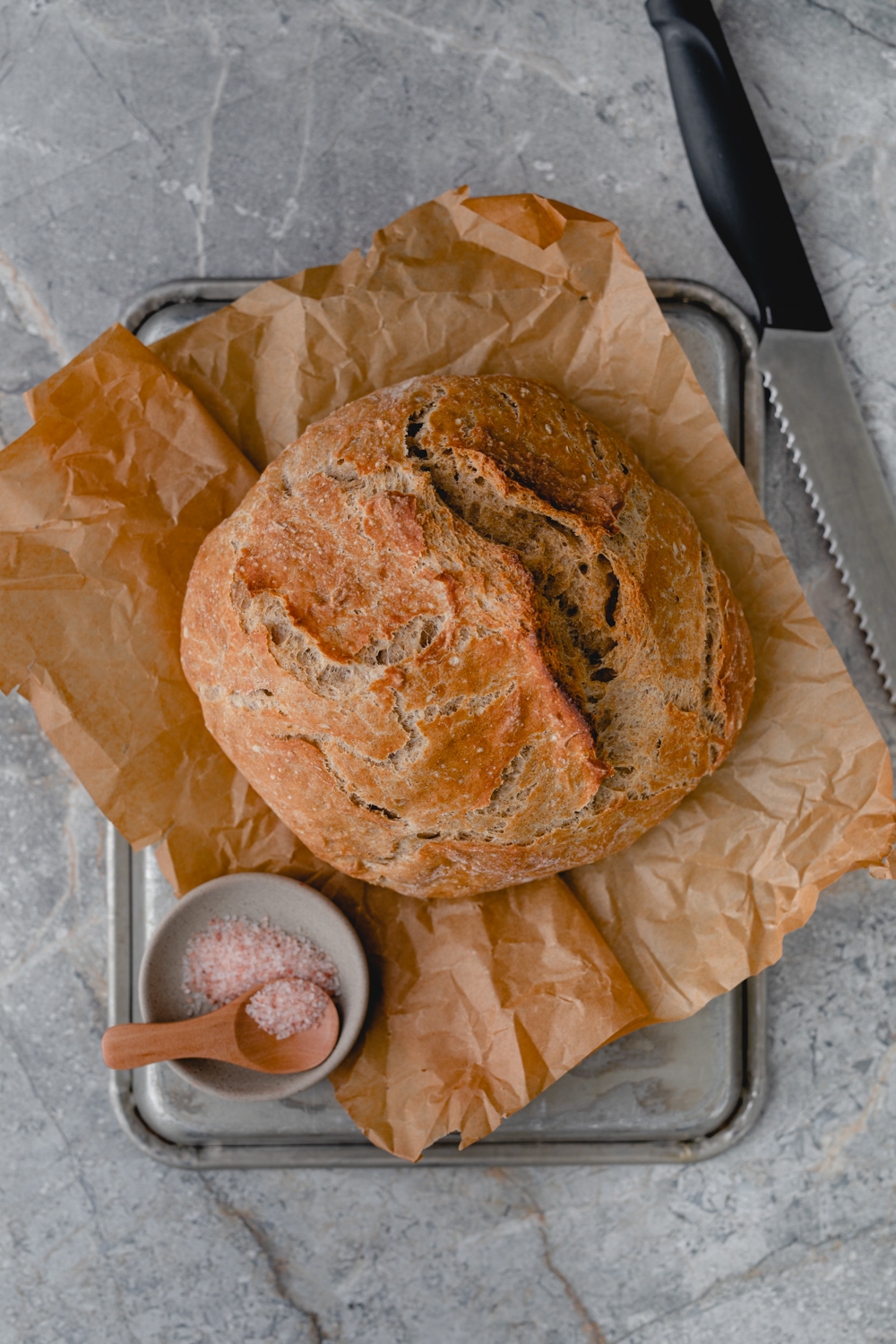 Easy White-Wheat Dutch Oven Bread › Bread Baking Babe