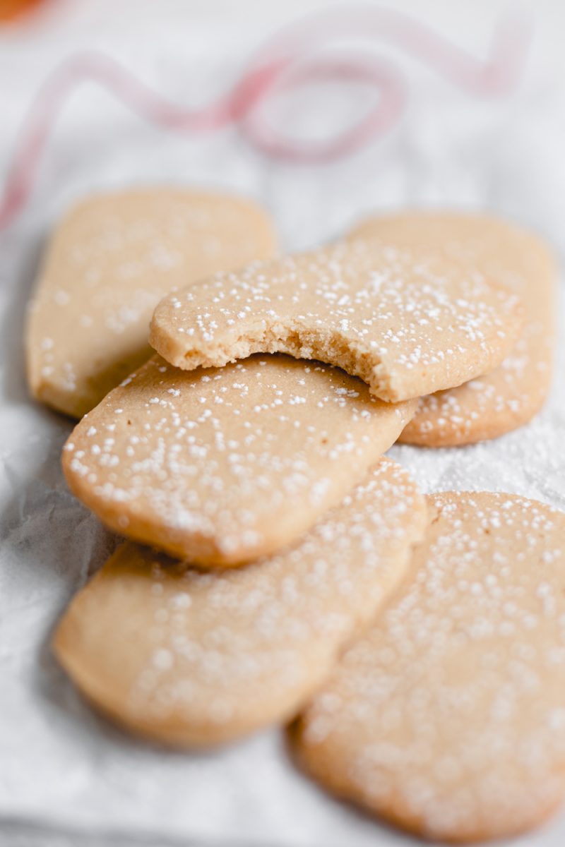 Simple Maple Shortbread Cookies › Bread Baking Babe