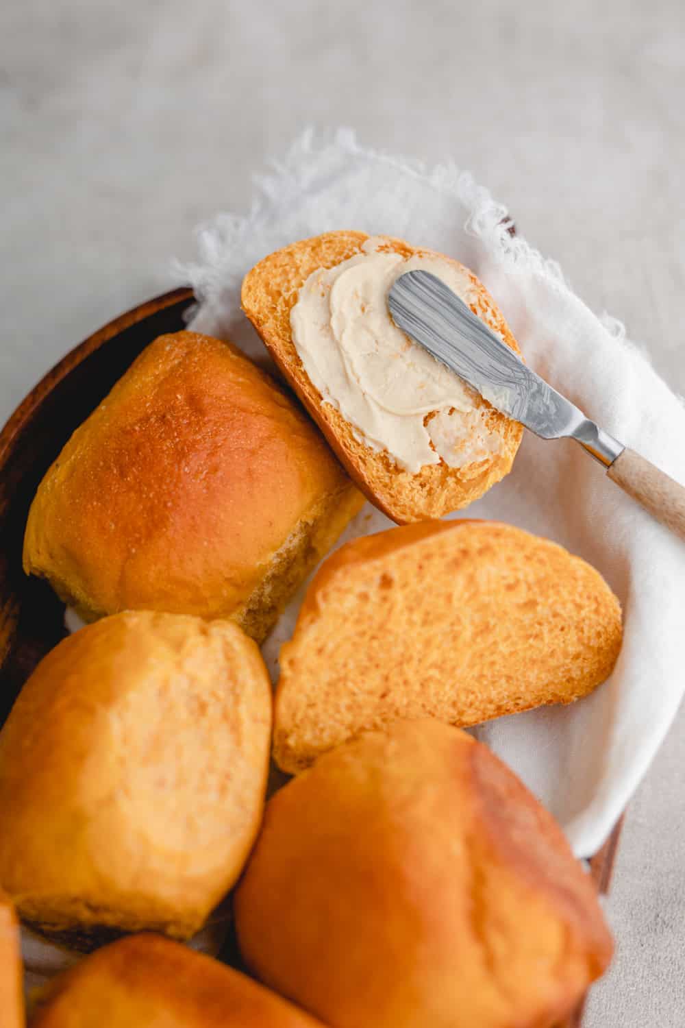 Pumpkin Maple Dinner Rolls w/ Maple Butter › Bread Baking Babe