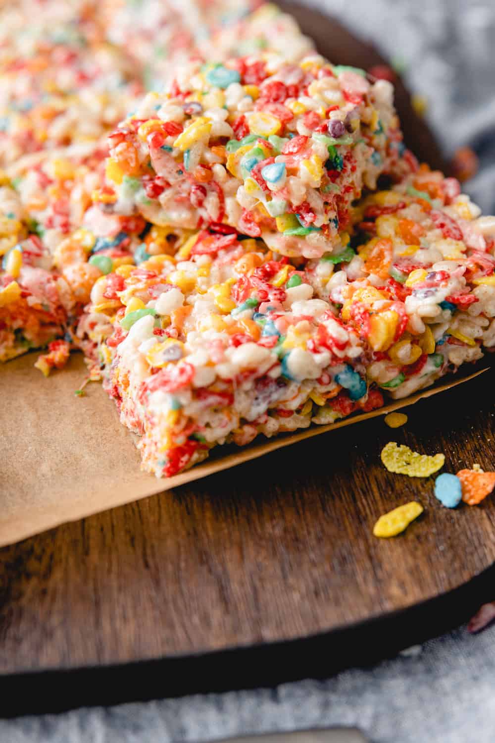 Rainbow Rice Krispies Treats › Bread Baking Babe