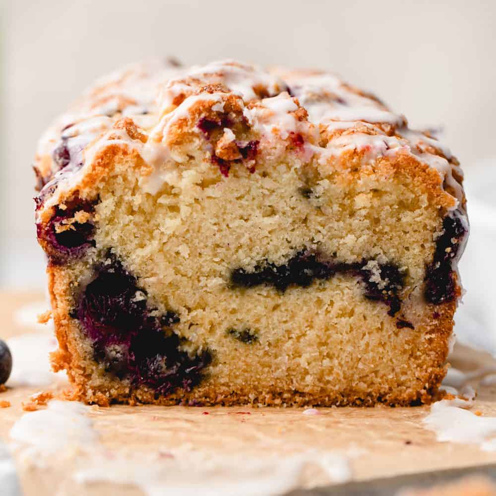 Best Blueberry Scone Loaf › Bread Baking Babe