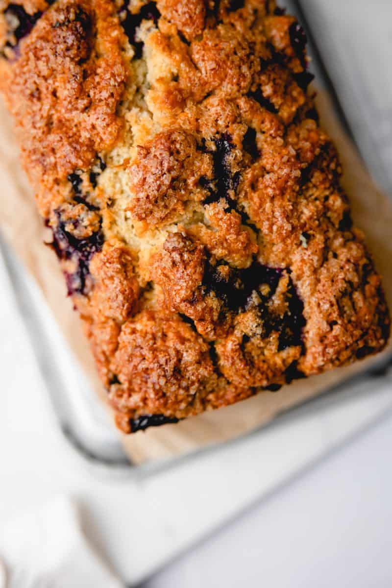 Best Blueberry Scone Loaf › Bread Baking Babe