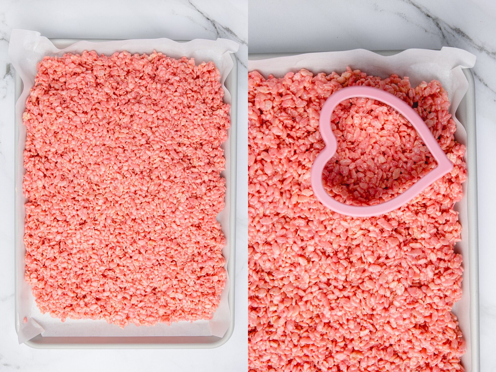 Easy Valentines Rice Krispies Treats › Bread Baking Babe