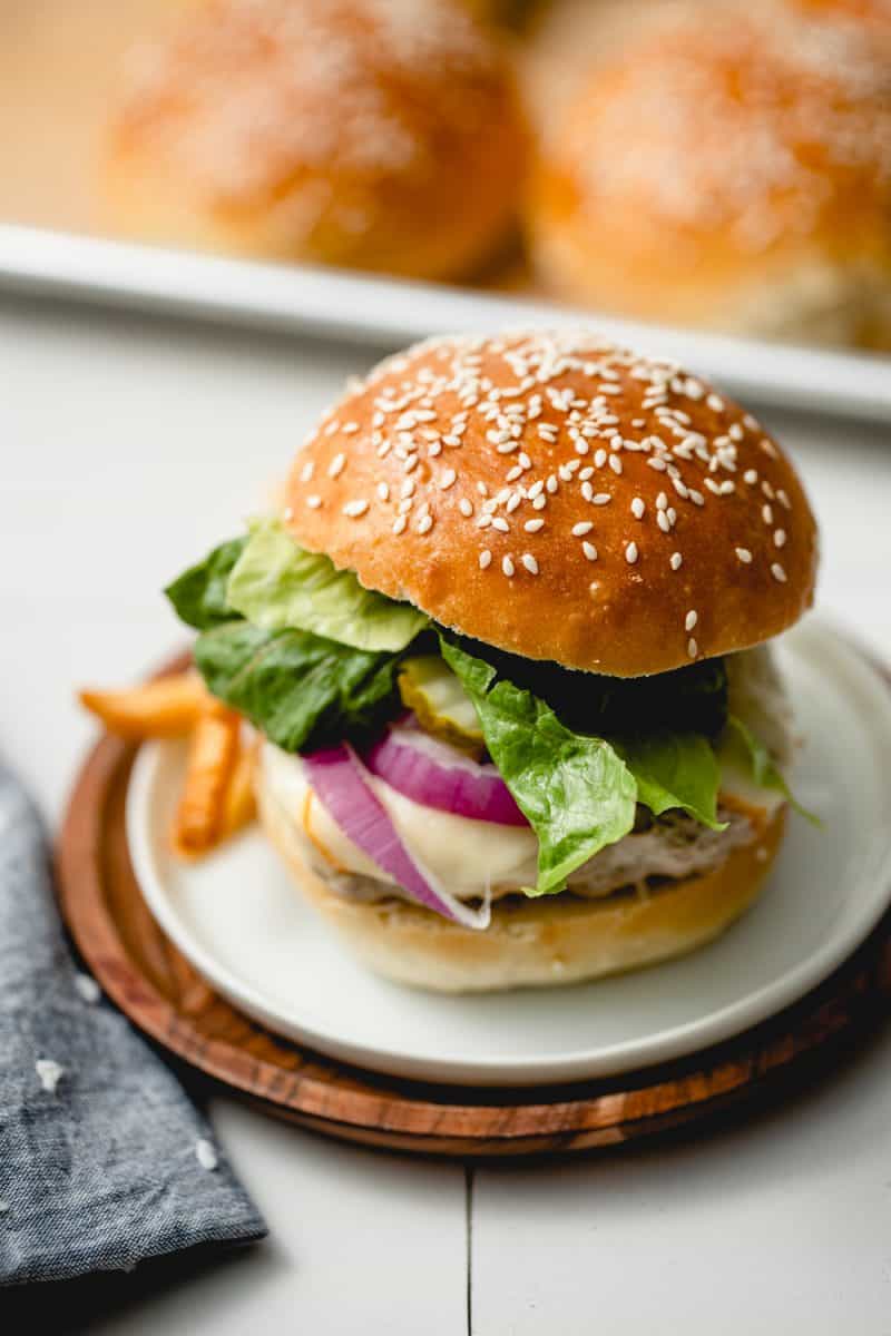 Potato Burger Buns › Bread Baking Babe