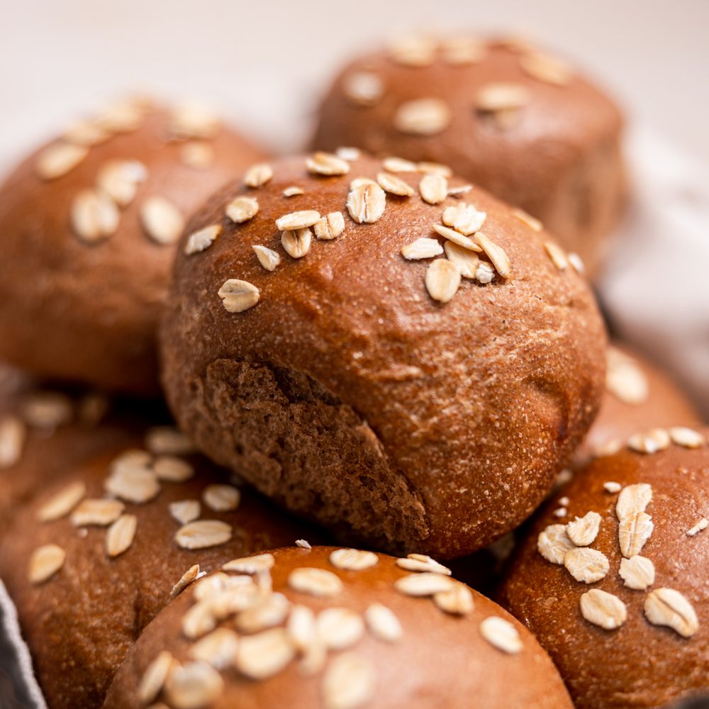 Brown Bread Rolls › Bread Baking Babe
