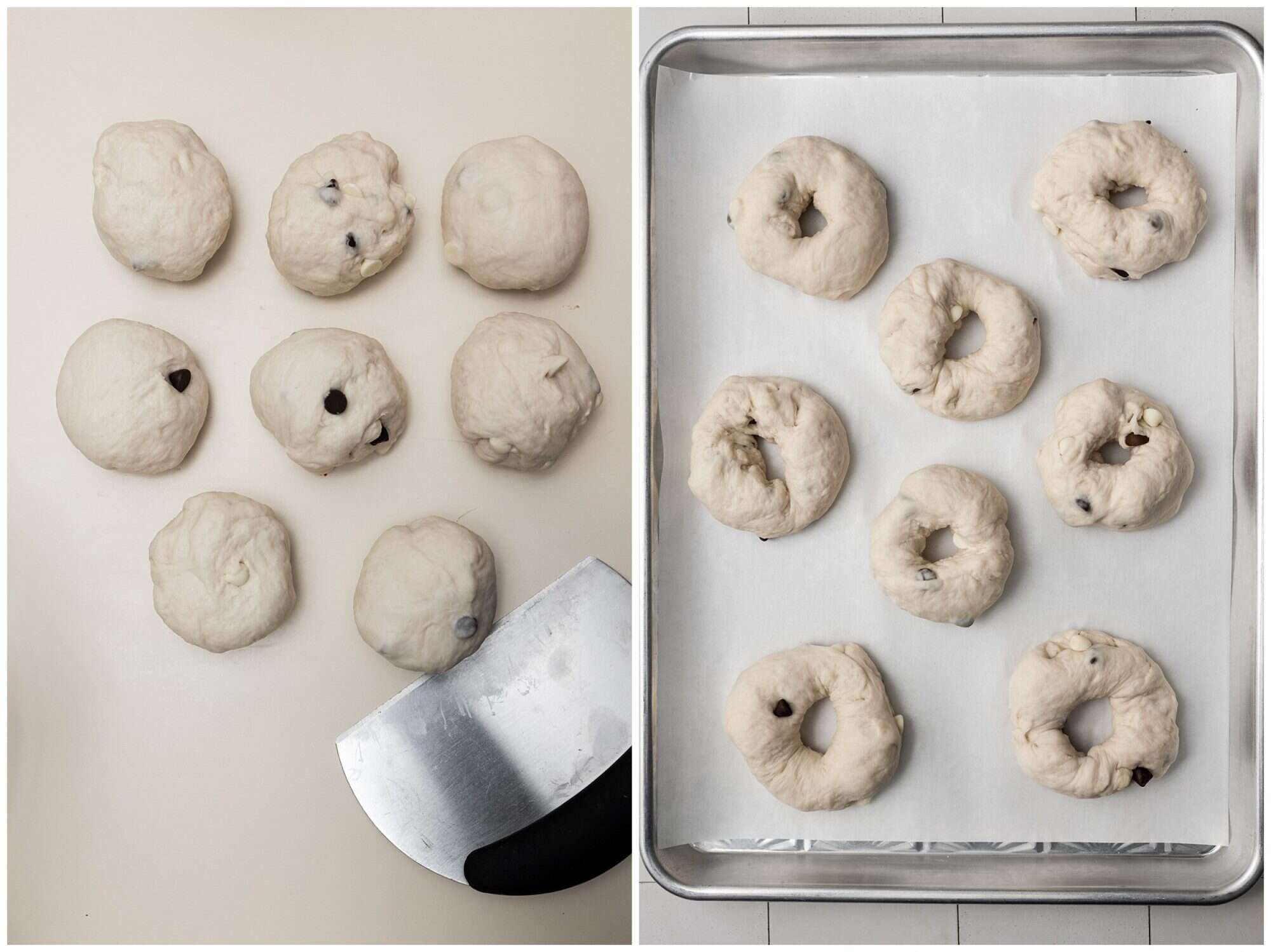 Double Chocolate Chip Bagels › Bread Baking Babe
