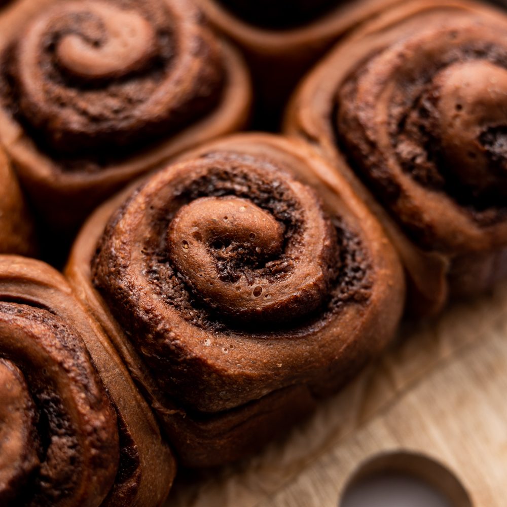 Chocolate Sweet Rolls AKA Chocolate Cinnamon Rolls › Bread Baking Babe