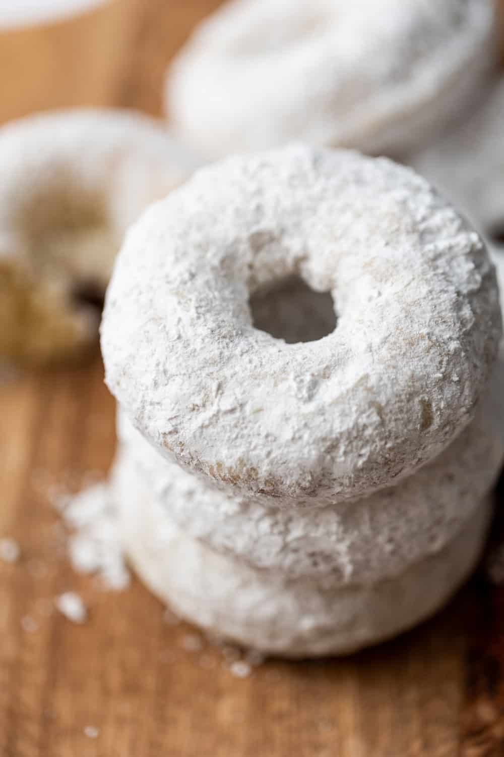 Classic Powdered Donuts › Bread Baking Babe